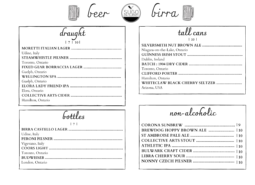 Our Menu – Sugo on Surrey